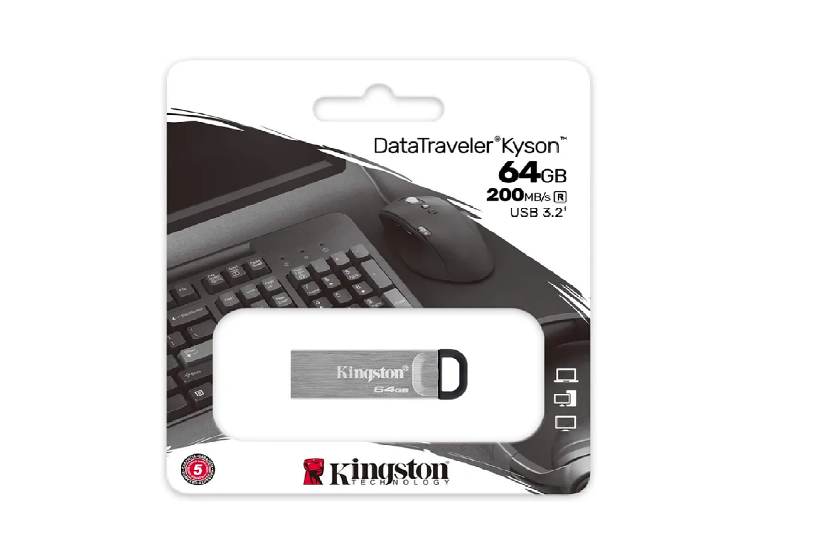 MEMORIA USB 64GB DTKN METAL KINGSTON – Centro de Tecnología Saul