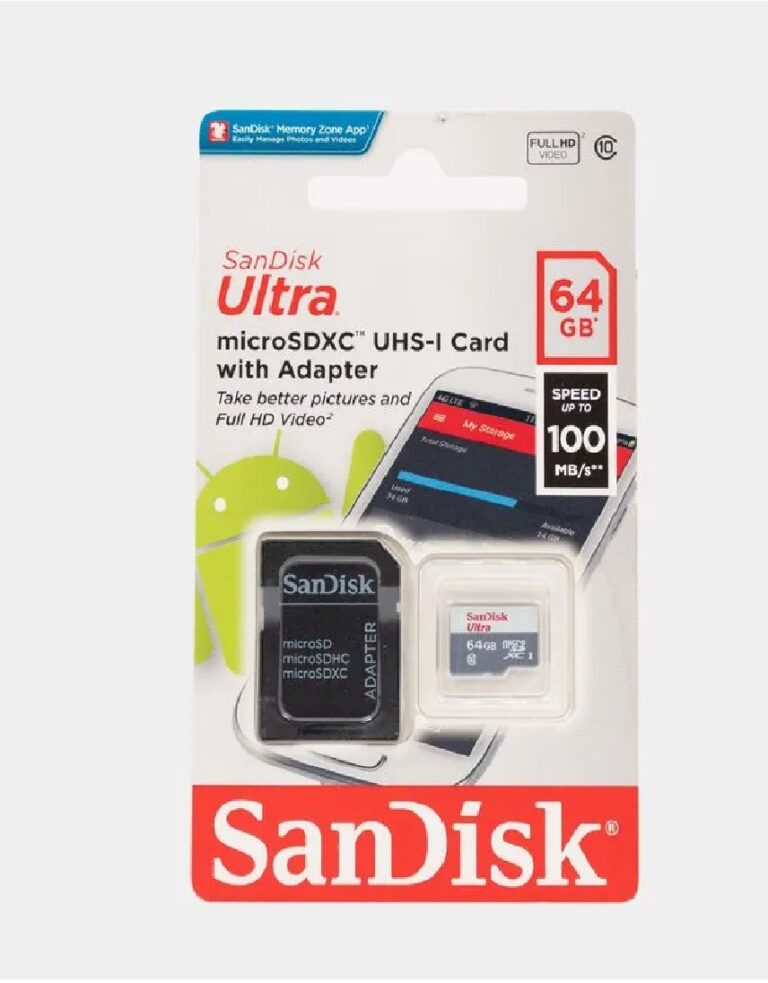 TARJETA DE MEMORIA MICRO SD SANDISK 64GB ULTRA CLASS 10 – Centro de ...