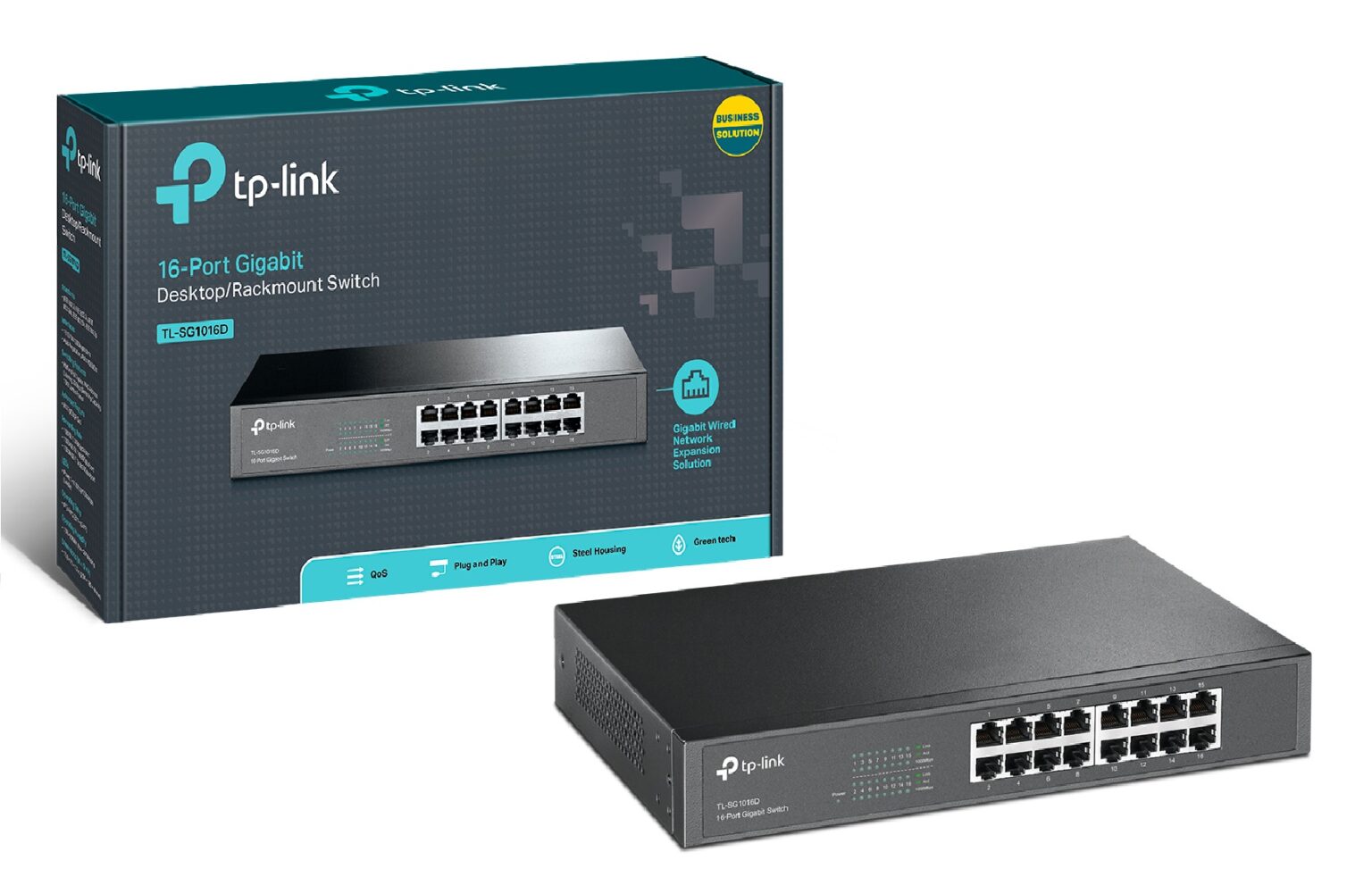 SWITCH TL-SG1016D 16 PORT GIGABIT TP-LINK – Centro de Tecnología Saul