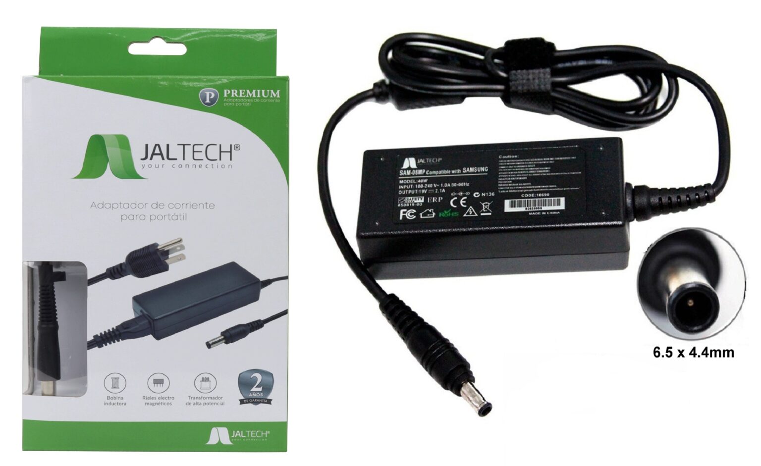 CARGADOR PARA MONITOR SAMSUNG 14V 2.14A GENERICO JALTECH – Centro de ...