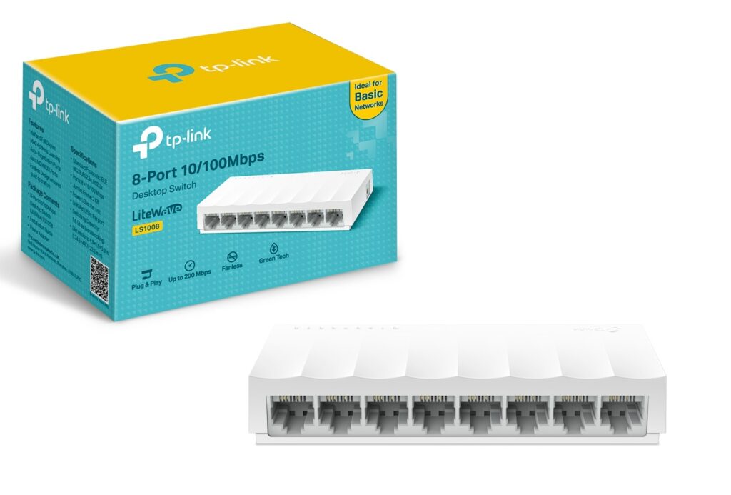 SWITCH 8- PORT 10/100MBPS LS1008 TP-LINK – Centro de Tecnología Saul