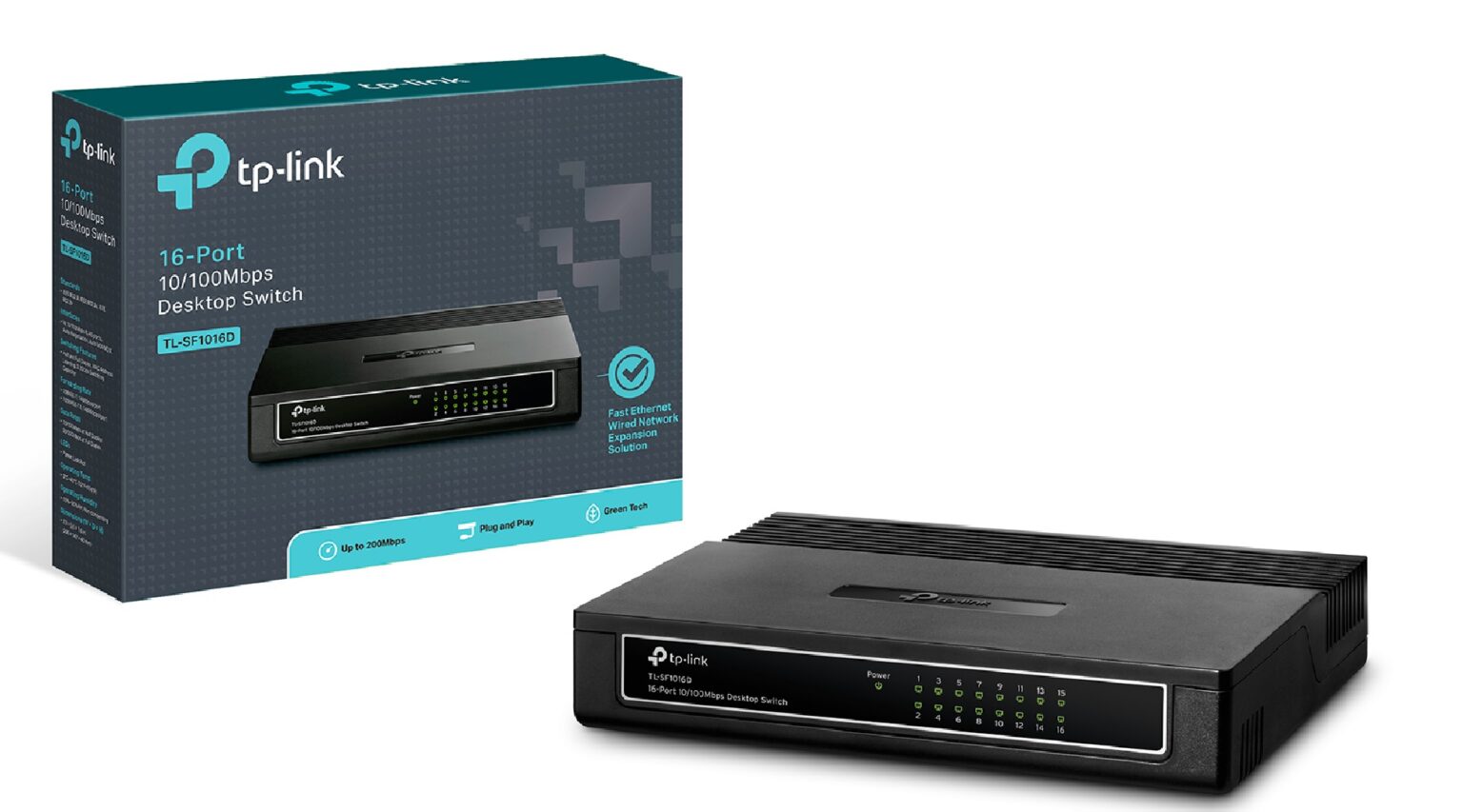 SWITCH TL-SF1016D 16 PORT TP-LINK – Centro de Tecnología Saul